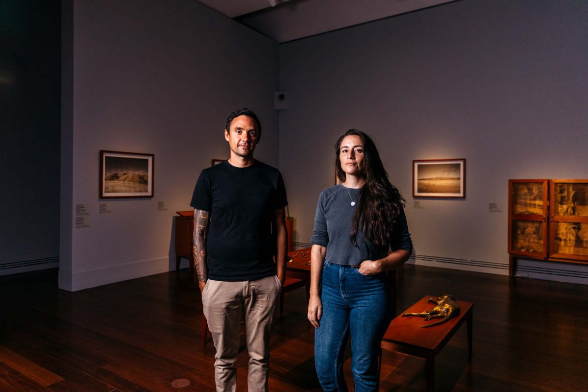 James Tylor and Rebecca Selleck in the Adelaide Biennial of Australian Art